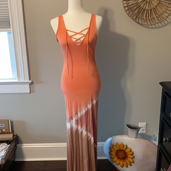 VENUS | Dresses | Venus Maxi Sundress Tie Die Extra Small | Poshmark